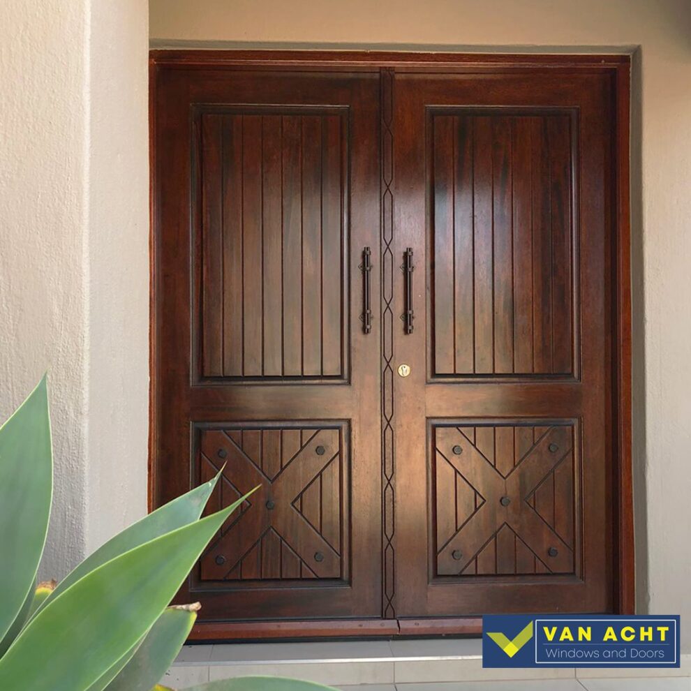 Carve 3 WN Meranti Wooden Engineered Door – 813x2032mm - Van Acht Doors ...