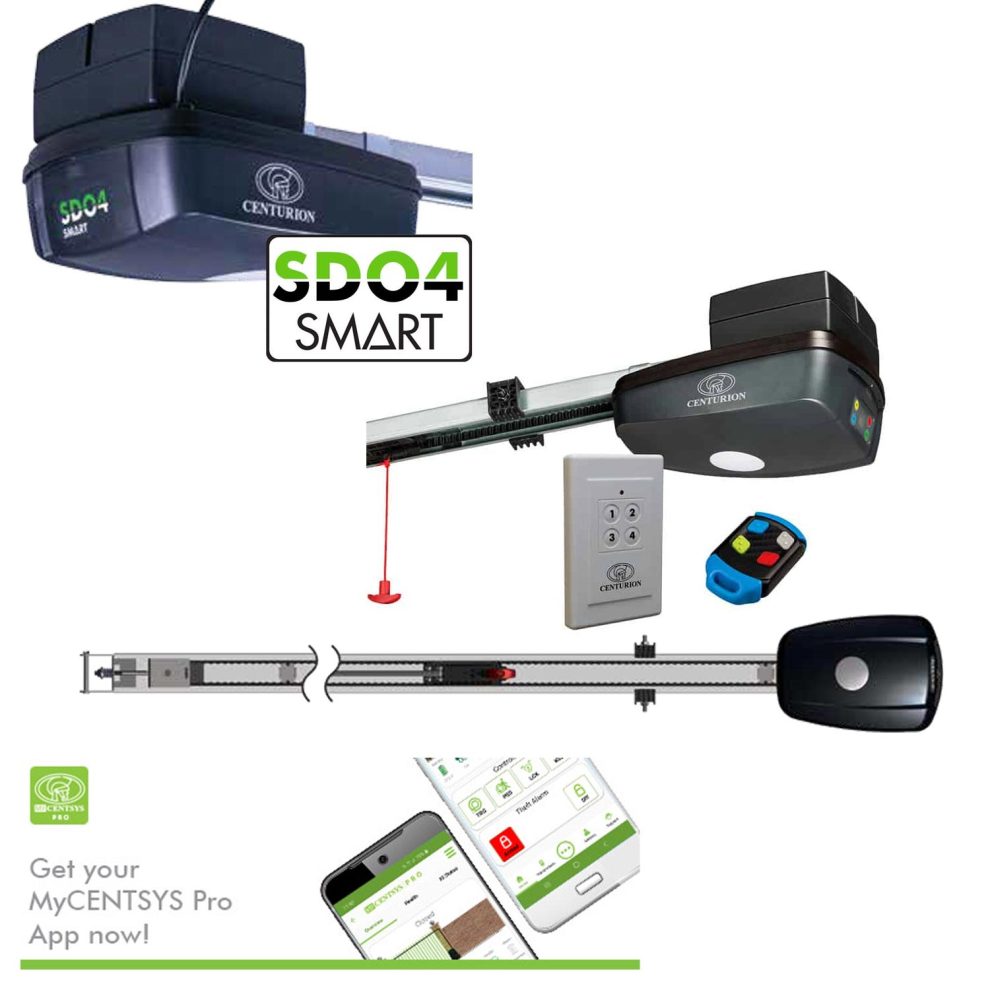 Centurion SD04 Smart Garage Door Motor + Track (T10) - Van Acht Doors ...