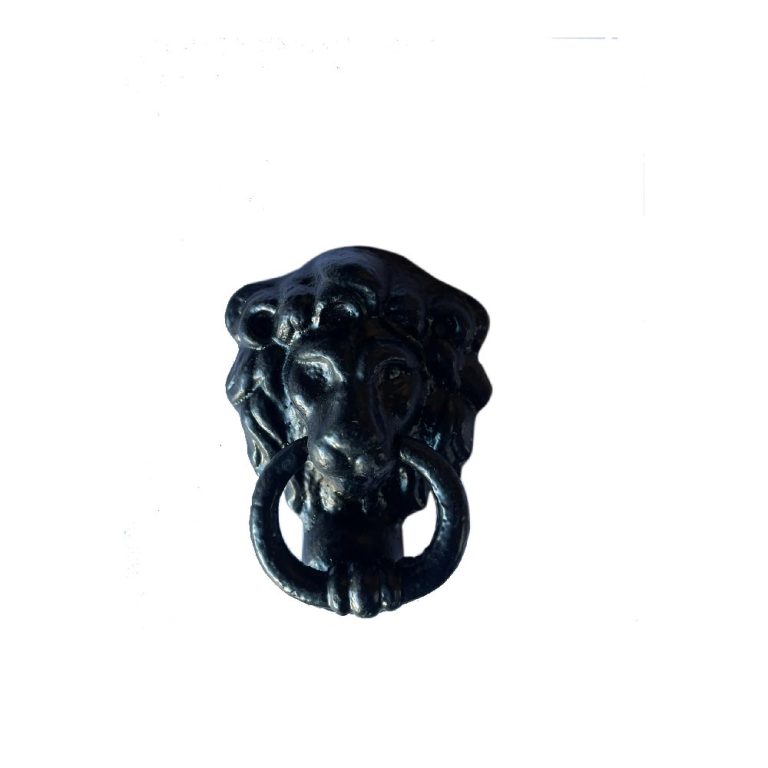 WROUGHT IRON LION KNOCKER - SMALL - Van Acht Doors & Windows