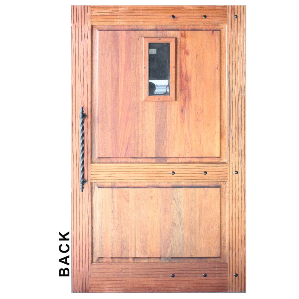 Design 31 - Rustic Block Door - 1200x2032 - Van Acht Doors & Windows