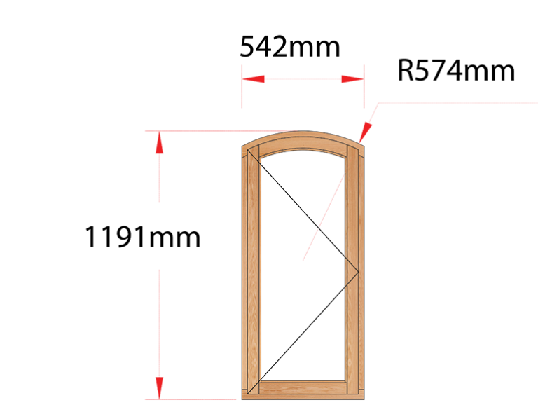 Wooden Arched Windows - Van Acht Doors & Windows