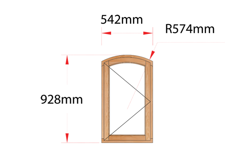 Wooden Arched Windows - Van Acht Doors & Windows